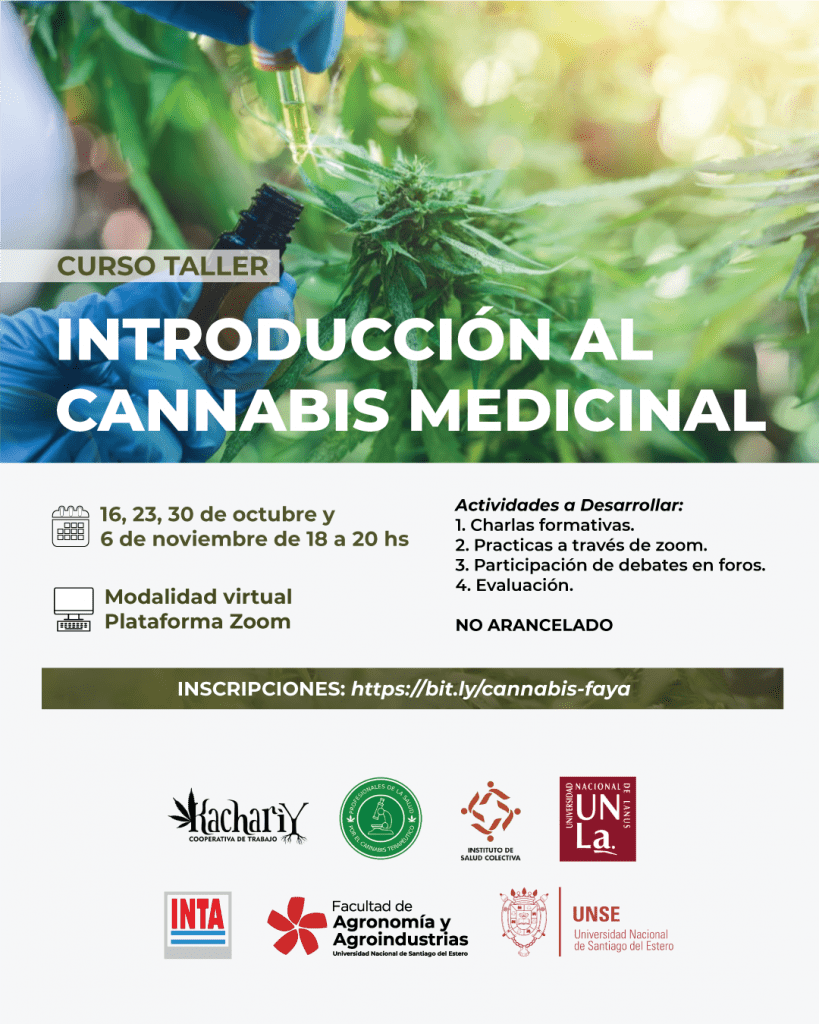 Curso Taller Introducción Al Cannabis Medicinal Facultad De